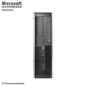 HP Compaq Pro 6305 SFF, AMD A6-5400B up to 3.8GHz, 8G DDR3, 500G, DVD, VGA, DP, Windows 10-Multi-Language Support English/Spanish/French (Renewed)