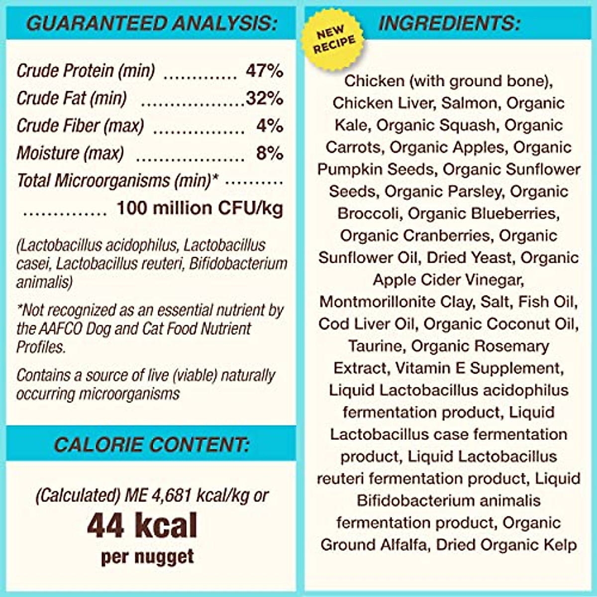 Primal Freeze Dried Cat Food Nuggets Chicken & Salmon, Complete & Balanced Scoop & Serve Healthy Grain Free Raw Cat Food, Crafted in The USA (14 oz)