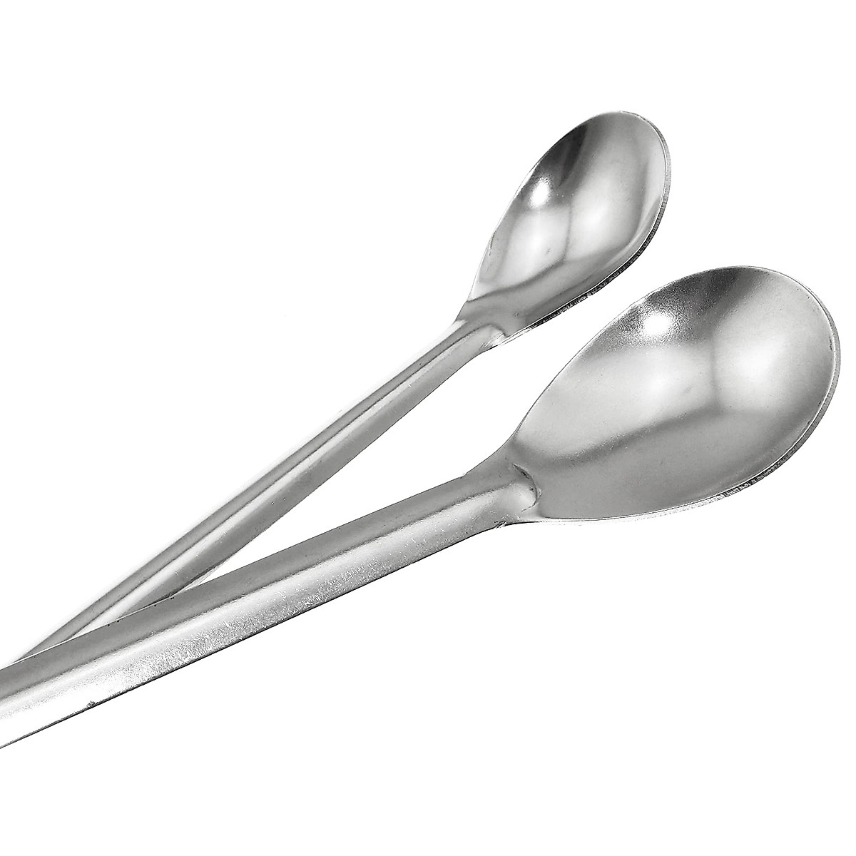 Lind Kitchen 2PCS 20cm/30cm Stainless Steel Lab Spoon Spatula Laboratory Sampling Spoon Mixing Spatula (One Spoon Side and One Shovel Side), Experiment Equipment