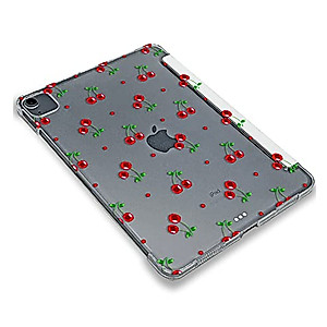 Cute Berry Cherry Fruit case Compatible with iPad Mini Air Pro 7.9 8.3 9.7 10.2 10.9 11 12.9 inch Pattern Cover New 2022 2021 Trifold Stand 3 4 5 6 7 8 9 Generation 416 (9.7" 5/6 gen)