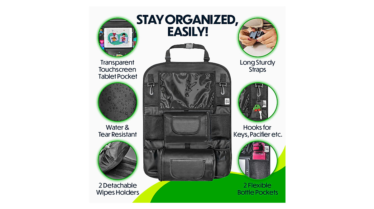 Cartik Backseat Car Organizer for Stress-Free Travels