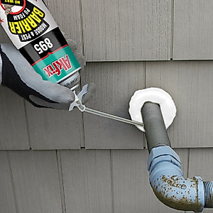 Akfix 895 Pest Block Insulation Spray Foam (1x13.5 Oz.) - Gap Filler, Mouse Hole Blocker, Polyurethane Expanding Foam Spray for Rodent Barrier, Gaps Cracks Filler | 13.5 Oz. 1 Pack