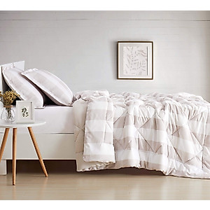 Truly Soft Everyday - King Duvet + Sham Set - Buffalo Plaid Collection - Khaki (DCS2093KHKG-00)