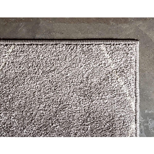 Unique Loom Trellis Frieze Collection Area Rug - Geometric (4' 1" x 6' 1", Light Gray/ Ivory)