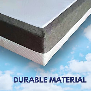 bedreamy Cool Gel Ventilated Memory Foam 10-Inch Mattress Cool Gel Ventilated Memory Foam (Grey, Full)