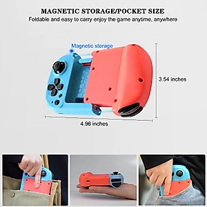 Joso Phone Controller for Android, iPhone, Direct Play, 15 Hours of Playtime, Support with Case, Game Controller Joystick for Galaxy S23 S22 S21 Ultra, iPhone 14 13 12 Pro Max, COD, Genshin Impact