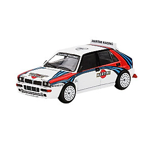 Truescale Miniatures Lancia Delta HF Integrale Evoluzione White w/Graphics Martini Racing Ltd Ed to 3600 pcs 1/64 Diecast Model Car by True Scale Miniatures MGT00300