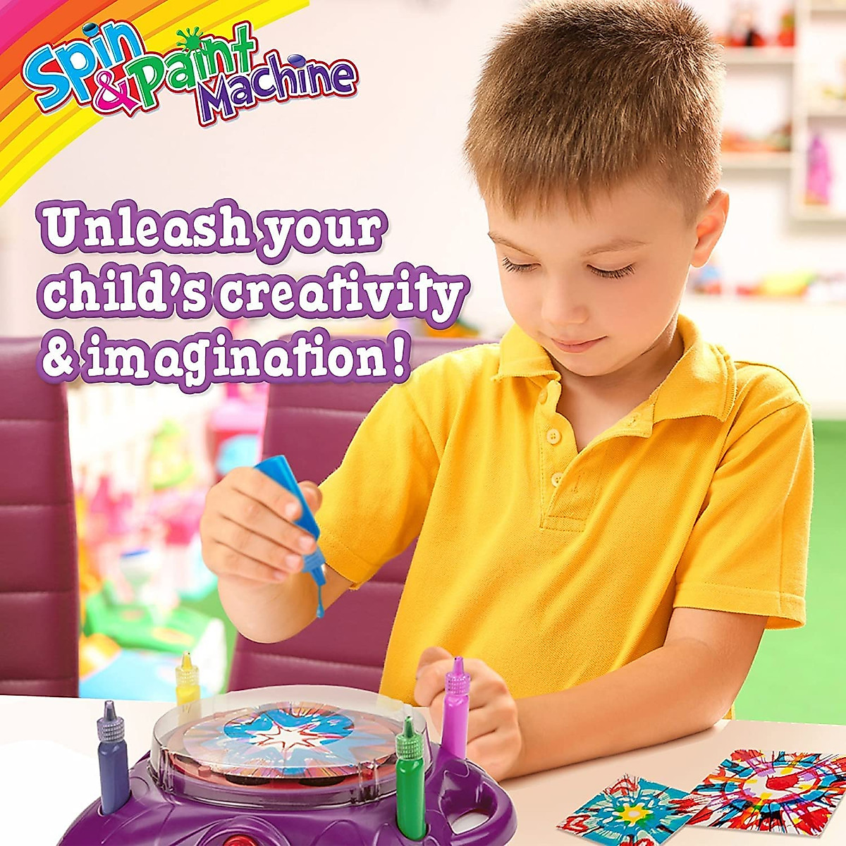Creative Kids Spin & Splatter Masterpiece Bundle: Unleash Endless Creativity and Artistic Adventures