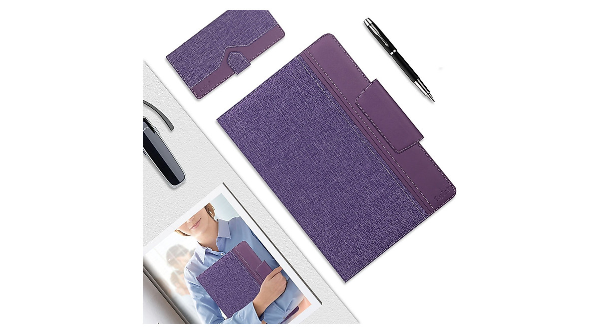 Toplive Executive Portfolio Case - Stay Organized in Style