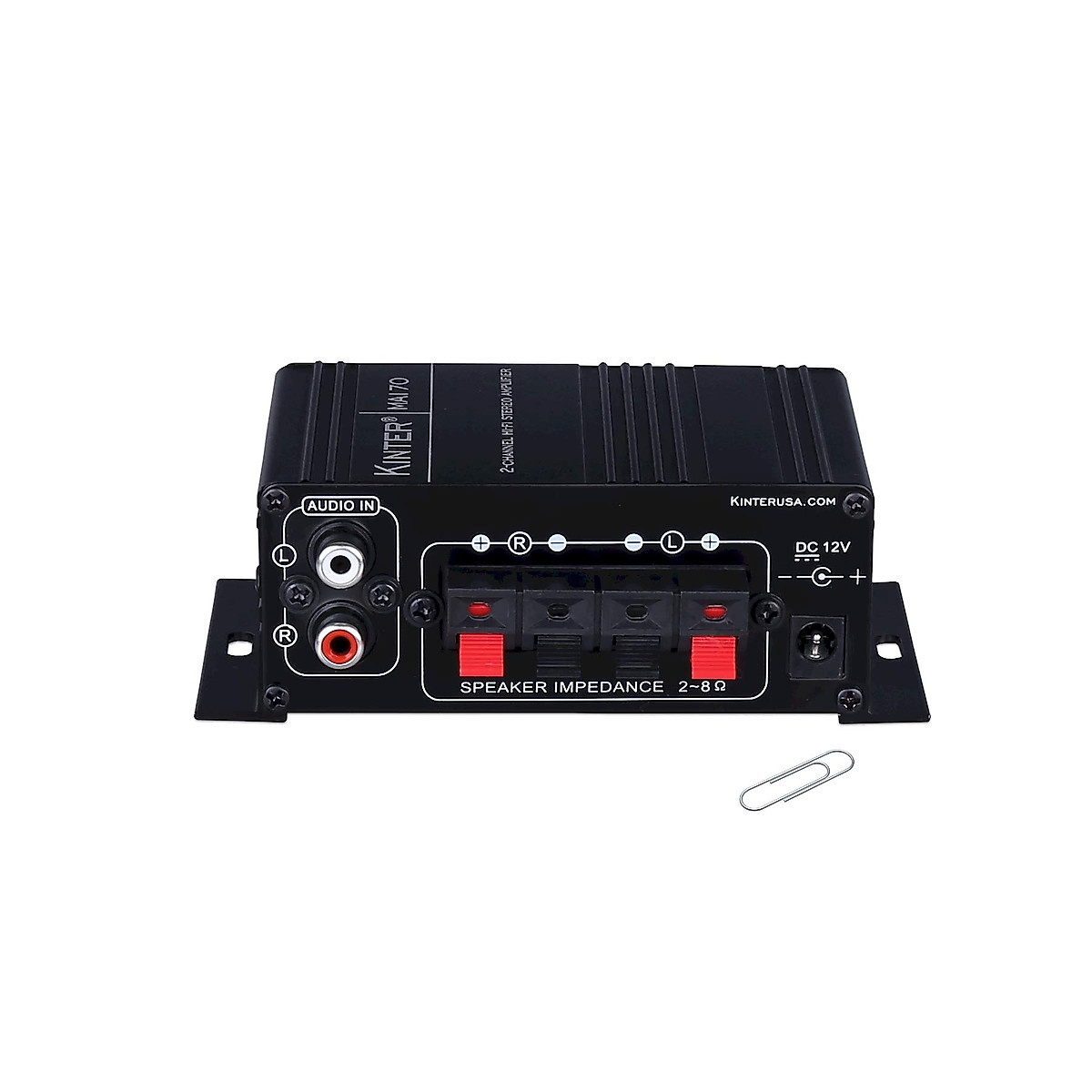 Kinter MA170 12V 2 Channel Mini Digital Audio Power Amplifier for Car or Mp3 Without Power Supply