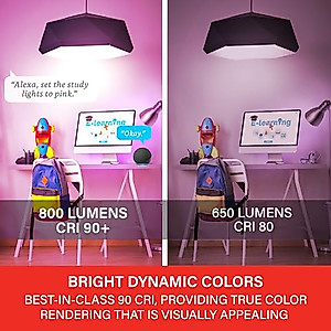 Sengled LED Smart Light Bulb (A19), Matter-Enabled, Multicolor, Works with Alexa, 60W Equivalent, 800LM, Instant Pairing, 2.4 GHz, Wi-Fi, 1-Pack