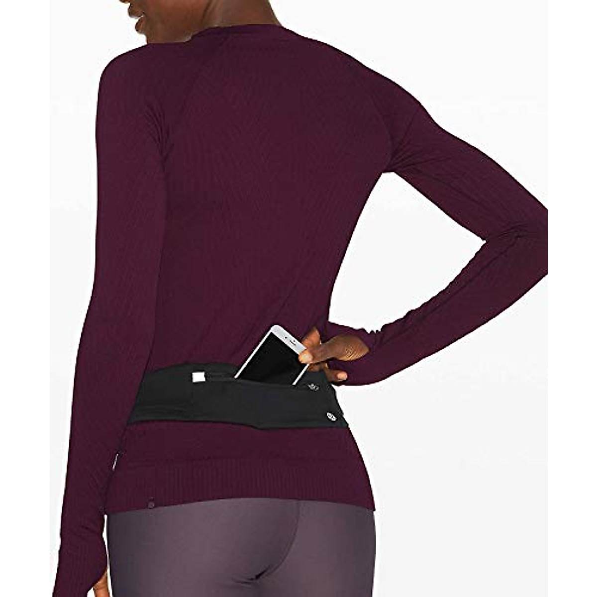 Lululemon Fast and Free Run Belt (Black, Size S/M)