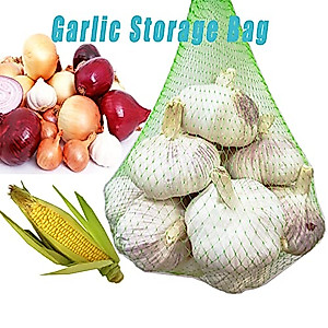 STAYWILD 100 PCS Onion Potato Garlic Storage Bag-20 Inch Seafood Boil Bags | Fruit Vegetables Reusable Mesh Produce Storage Bags | Mesh Cooking Boil Bags for Crab Clam Shellfish Crawfish