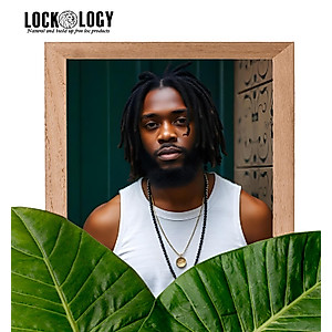 Lockology Loc Shampoo Dreadlock Shampoo with Peppermint Tea Tree, Organic Shampoo For Dreads | Dreadlock Hair Products