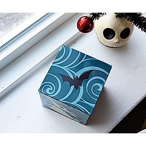 Disney The Nightmare Before Christmas Jack Skellington 4-Inch Tin Storage Box Cube Organizer with Lid | Basket Container, Cubby Cube Closet Organizer, Home Decor Playroom Accessories