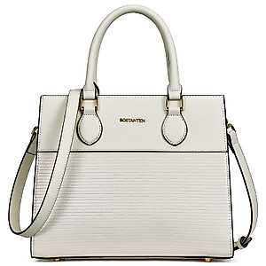 BOSTANTEN Women Handbags Genuine Leather Top Handle Satchel Purse Fashion Work Daily Tote Bags