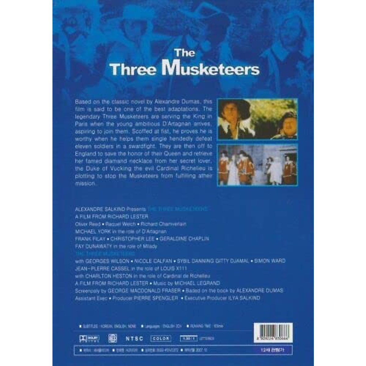 The Three Musketeers (1973) DVD