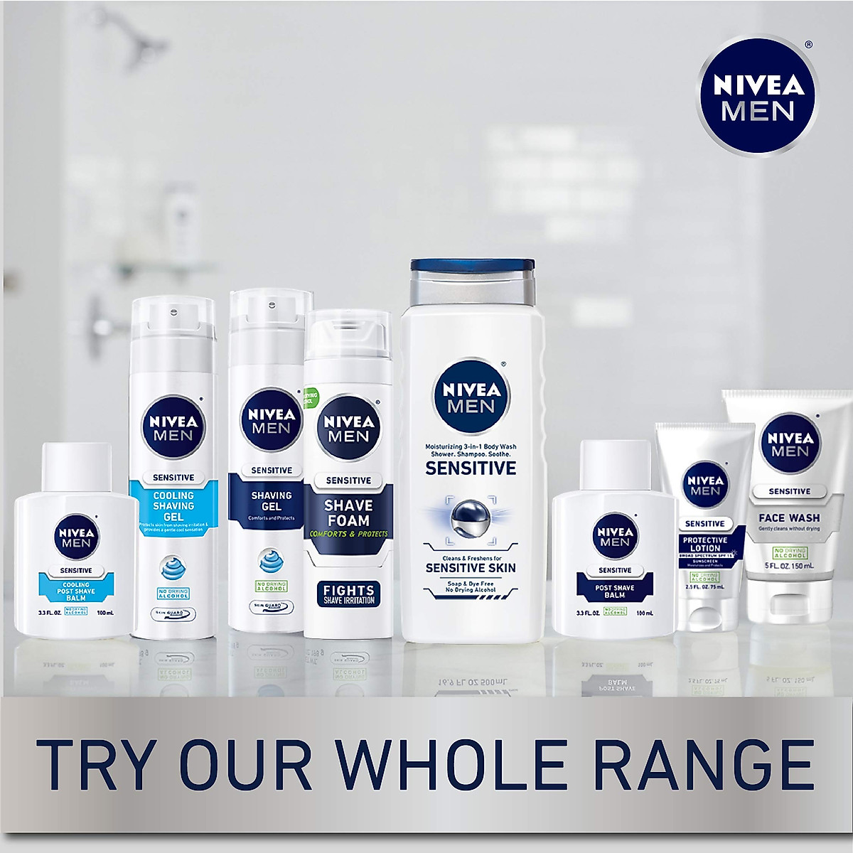 Nivea for Men Sensitive Shave Foam, 7 Ounce