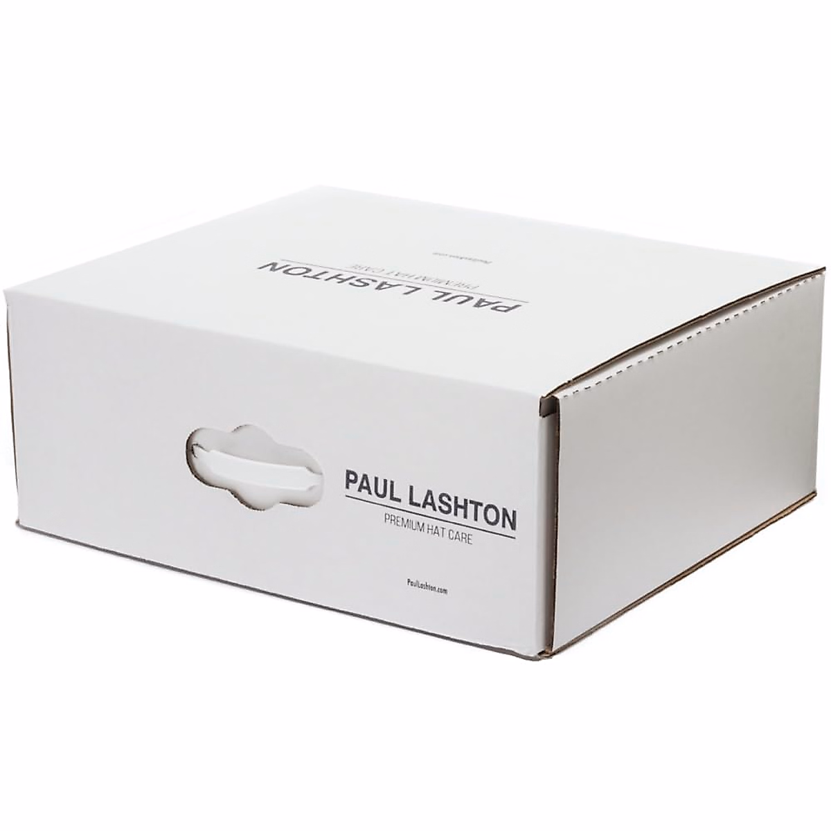 Paul Lashton Travel-Storage Hatbox Montecristi Straw, Panama, Wool Felt, Fedora, Cowboy Hats White