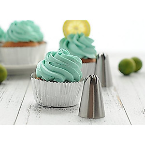 BeBeFun Piping Tips Large Icing Tips Cake Decorating Large Piping Tips Set Cupcake Frosting Piping Kit Extra Large Size In Set.