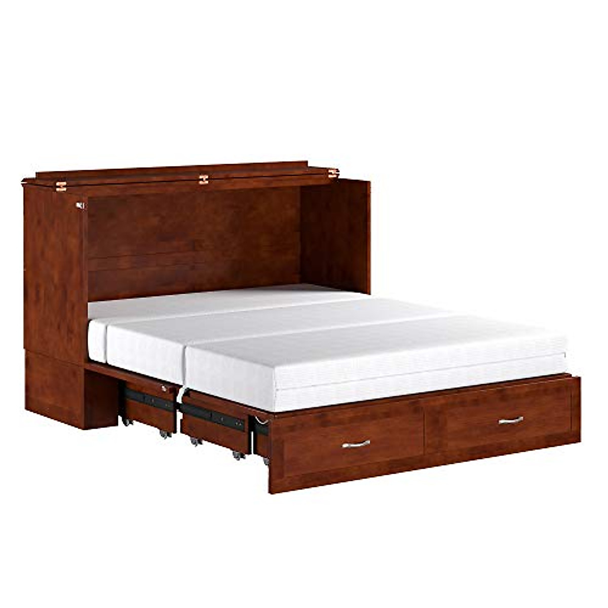 AFI Hamilton Murphy Bed Chest, Queen, Walnut