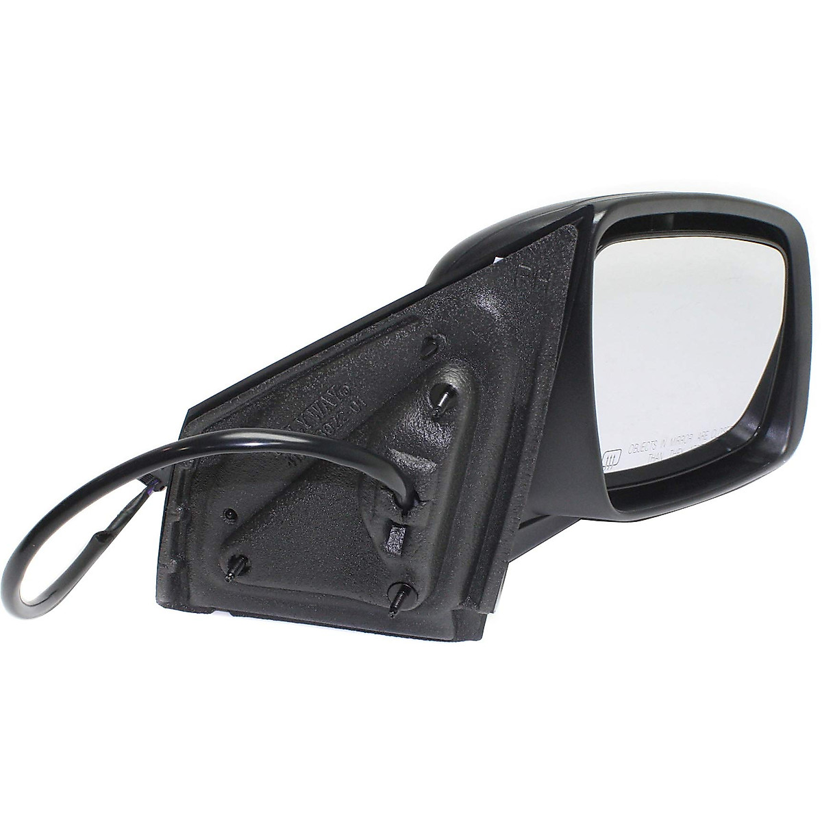 Kool Vue Passenger Side Power Heated Mirror for Dodge Journey 2009-2018 Paintable Models Without One Touch Open/Close Feature