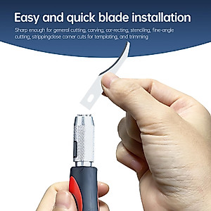 Exacto Knife, Exacto Knife Set, Hobby Knife, Craft Knife, Bring Large Cut-Resistant Gloves, Ideal for Crafting, Diamond Painting, and More