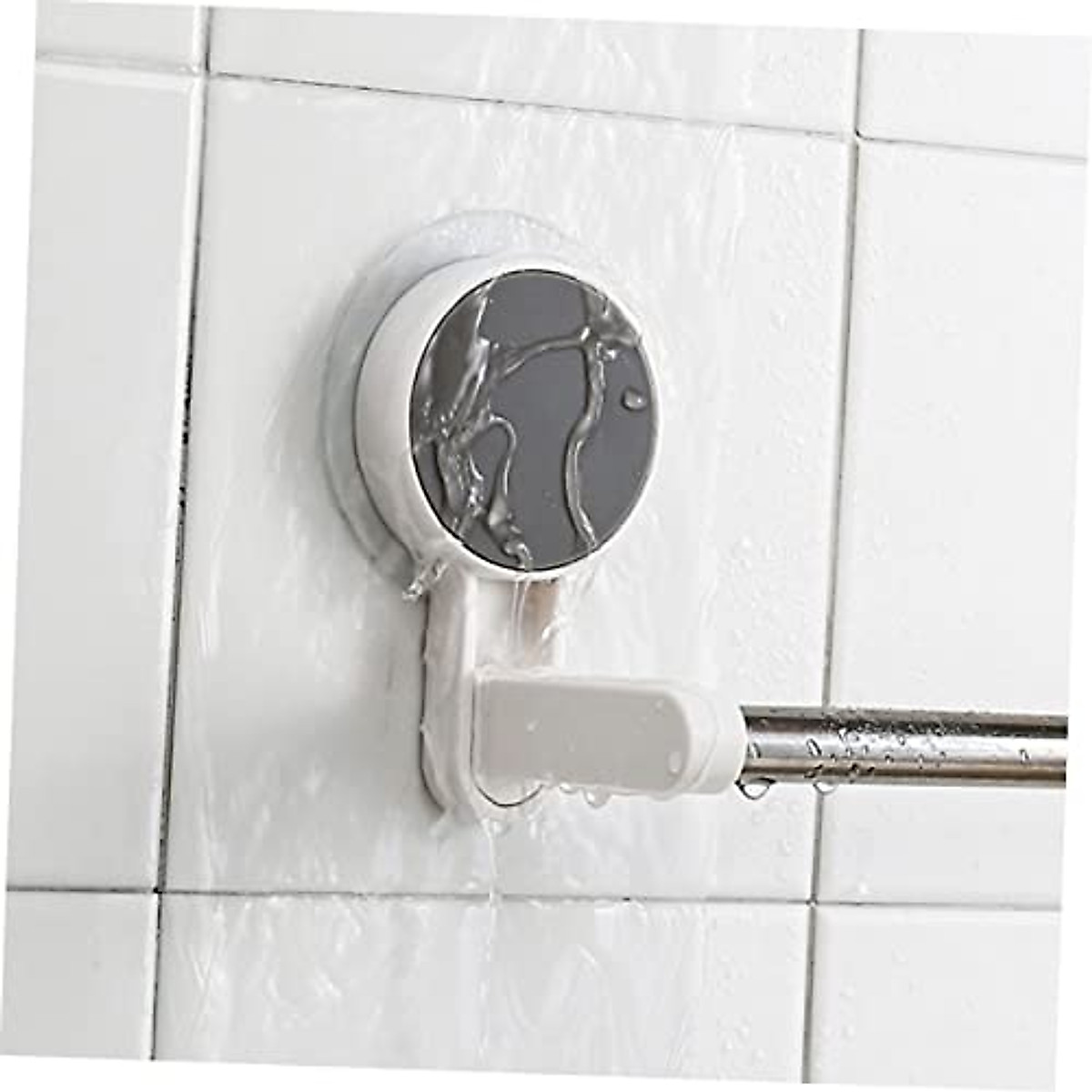 Wall Mounted Towel Holder 2pcs Suction Cup Towel bar Suction Cup Towel Rack Towel Rack with Shelf White Pot Cover Shelf Towel Shelf Pot Cover Rack no Trace Lid Rack Individual