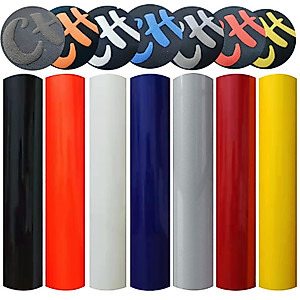 3D Puff Heat Transfer Vinyl Sheets 12"x 10" Foaming HTV Press Film Puffy Vinyl Iron on Vinyl for DIY T-Shirt Clothes Bag Pillow Textile Fabric (Assorted Color)