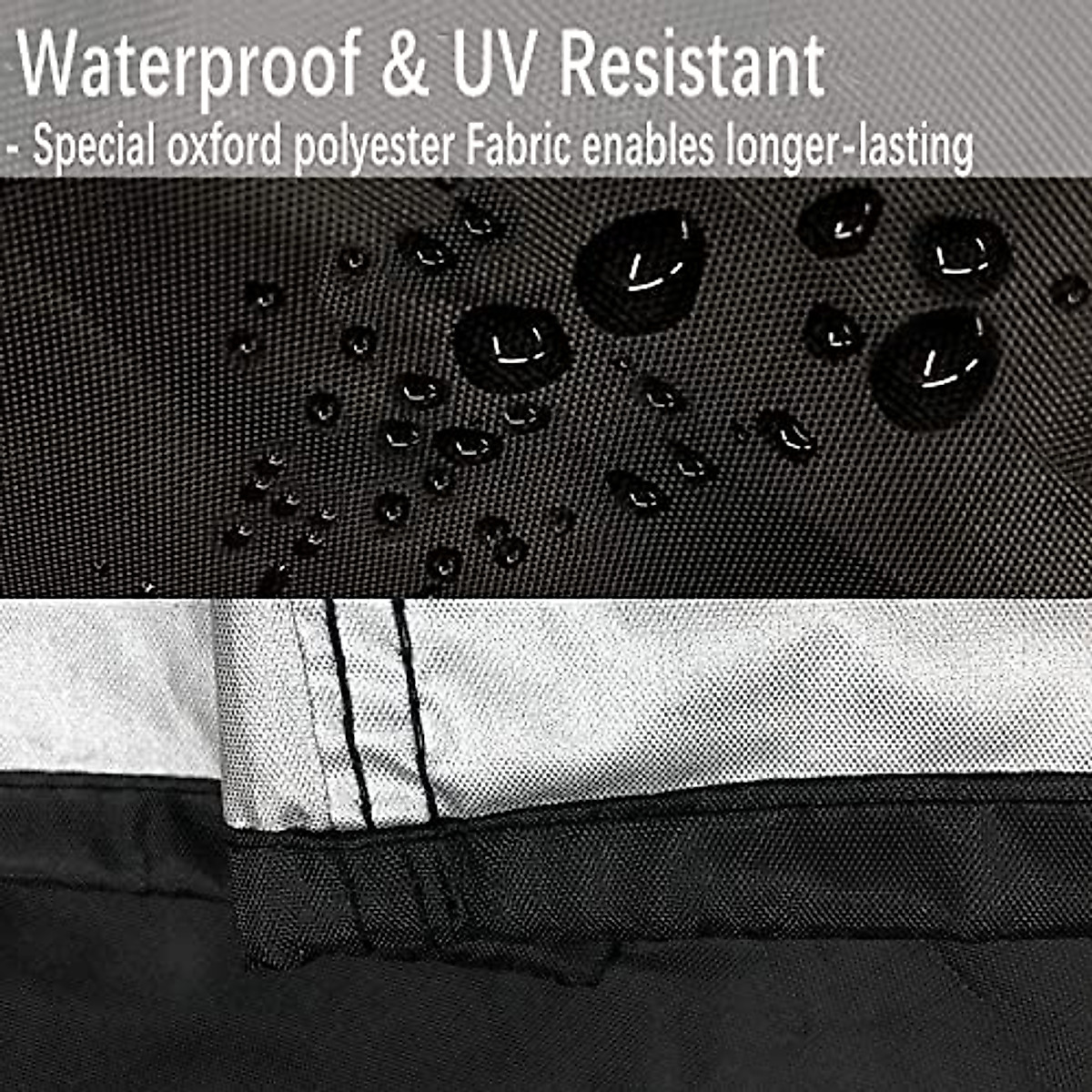 Grill Covers, 40 inch Waterproof & Anti-UV BBQ Grill Cover Use for Weber Char-Broil Grills and More Brand - 40" L x 24" W x 59" H