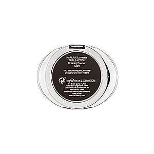 No7 Lift & Luminate Triple Action Powder - Light - Pressed Makeup Setting Powder for Face - Compact Setting Powder Reduces the Appearance of Fine Lines & Enhances Glow (10g)