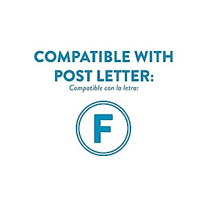 Architectural Mailboxes Barrington Galvanized Steel Post Mount Mailbox, Compatibility Code F, 7900-1B-R-10, Black, Large Capacity