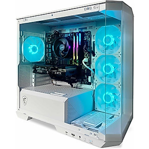 NSX GAMING ProWhite PC Gamer Ryzen 7 5700X, 16 GB (2X 8GB RAM), 1 TB SSD, RTX 3060 Ventus 2X 12GB OC, Windows 11 Home, Peripherals Includes & 1 Year Warranty