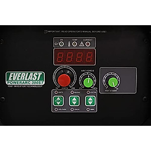 2021 Everlast PowerArc 300ST SMAW/GTAW Stick/Lift TIG IGBT Inverter Welder 220V
