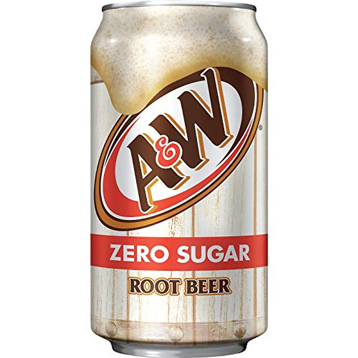 A&W Zero Sugar Root Beer Soda, 12 fl oz cans (Pack of 12)