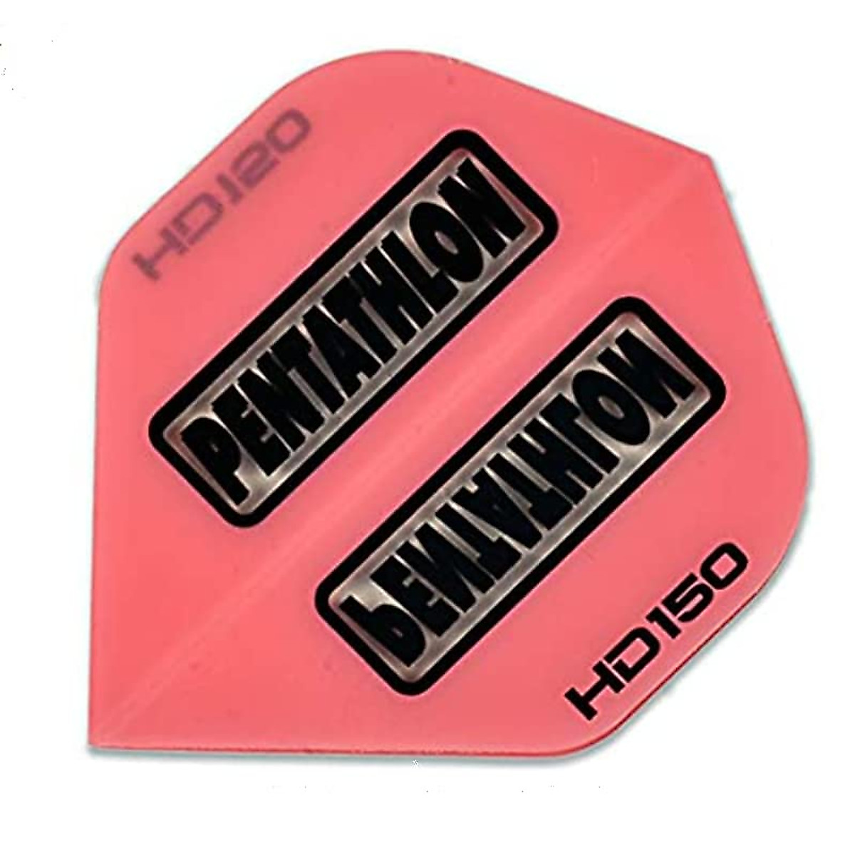 US Darts Pentathlon Pink HD150 Standard Shape Dart Flights - 3 Sets (9 Flights) - 150 Micro - Ex-Tough