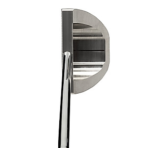 Bell IV N-390 No-Offset Center Shaft Full-Mallet Golf Putter + Winn Dri-Tac Dark Gray Standard Grip (Right, 39)