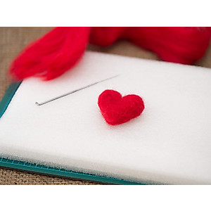 Red Wool Roving, Shep's Wool, Red Roving, Red Spin Wool, Red Felting, Craft Wool, Roving (8 oz)