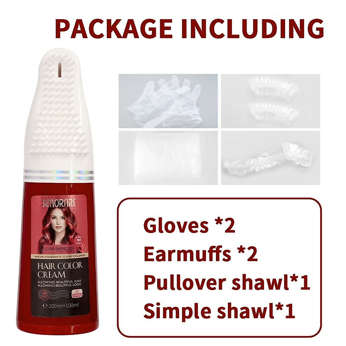 Chillies Red Hair Dye - Permanent Hair Color 100% Grey Coverage For Women - Organic Natural Ingredients, Deeply Nourishes the Hair - Ammonia Free, Vegan, Long Lasting Results