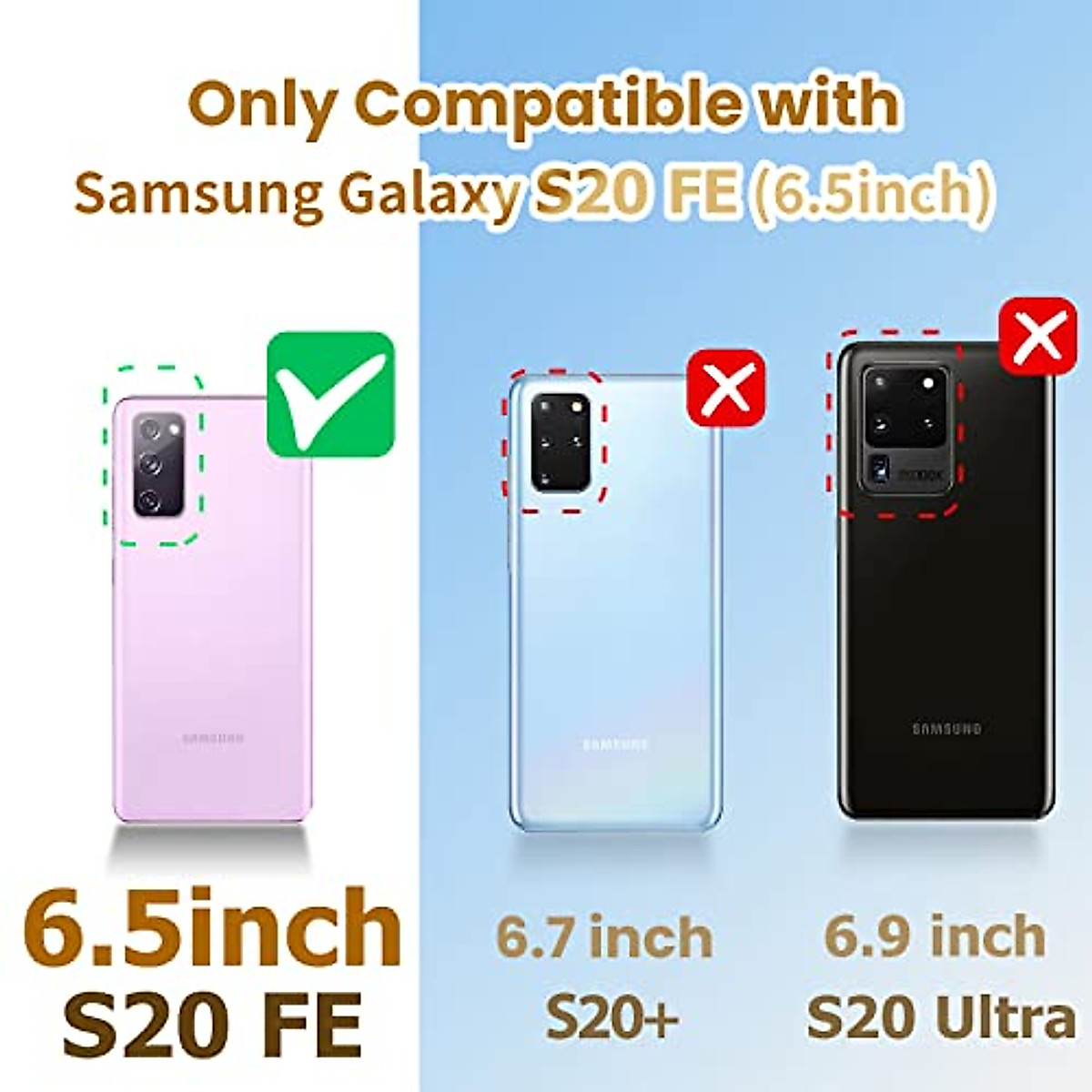 Loheckle for Samsung Galaxy S20 FE Case for Women, Designer Square Cases for Galaxy S20FE Case with Ring Stand Holder and Lanyard, Stylish Bees Luxury Cover for Samsung Galaxy S20 FE 5G 6.5 Inch