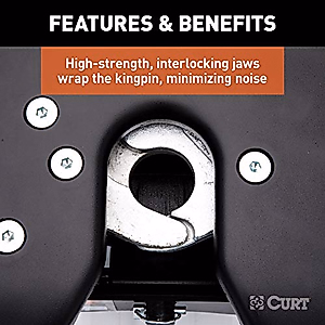 CURT 16120 A16 5th Wheel Hitch, 16,000 lbs