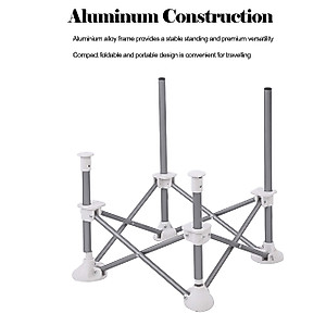 PandaEar Portable Travel Booster Seat with Tray| Folding Baby Seat Booster High Chair for Dining Table| Compact Camping Chair for Lawn, Beach Indoor/Outdoor Use| Toddlers, Kids