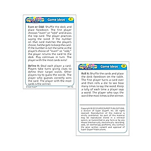 Super Duper Publications | Complex S Clusters Sounds Fun Deck Flash Cards | Educational Learning Resource for Children