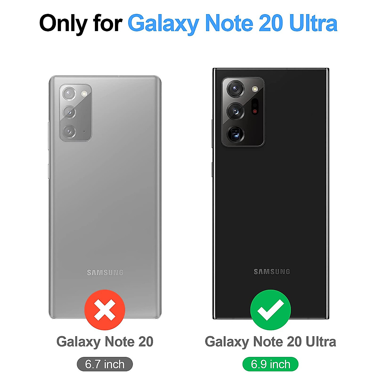 Antsturdy Samsung Galaxy Note 20 Ultra 5G case Wallet with Card Holder for Women Men,Galaxy Note 20 Ultra 5G Phone case RFID Blocking PU Leather Flip Cover with Strap Zipper Credit Card Slots,Black