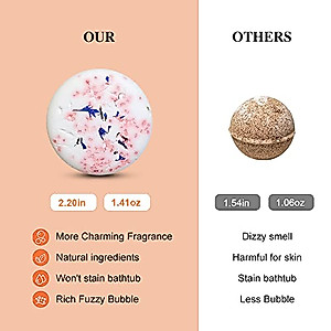 FIREKOTO Shower Steamers Shower Bombs with Essential Oils for Stress Relief, Shower Steamers Aromatherapy for Home SPA, Christmas Gifts, Relaxation Gifts for Women (Style A)