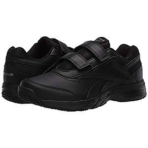 Reebok womens Work Cushion 4.0 Walking Shoe, Black/Cold Grey/Black, 11 US