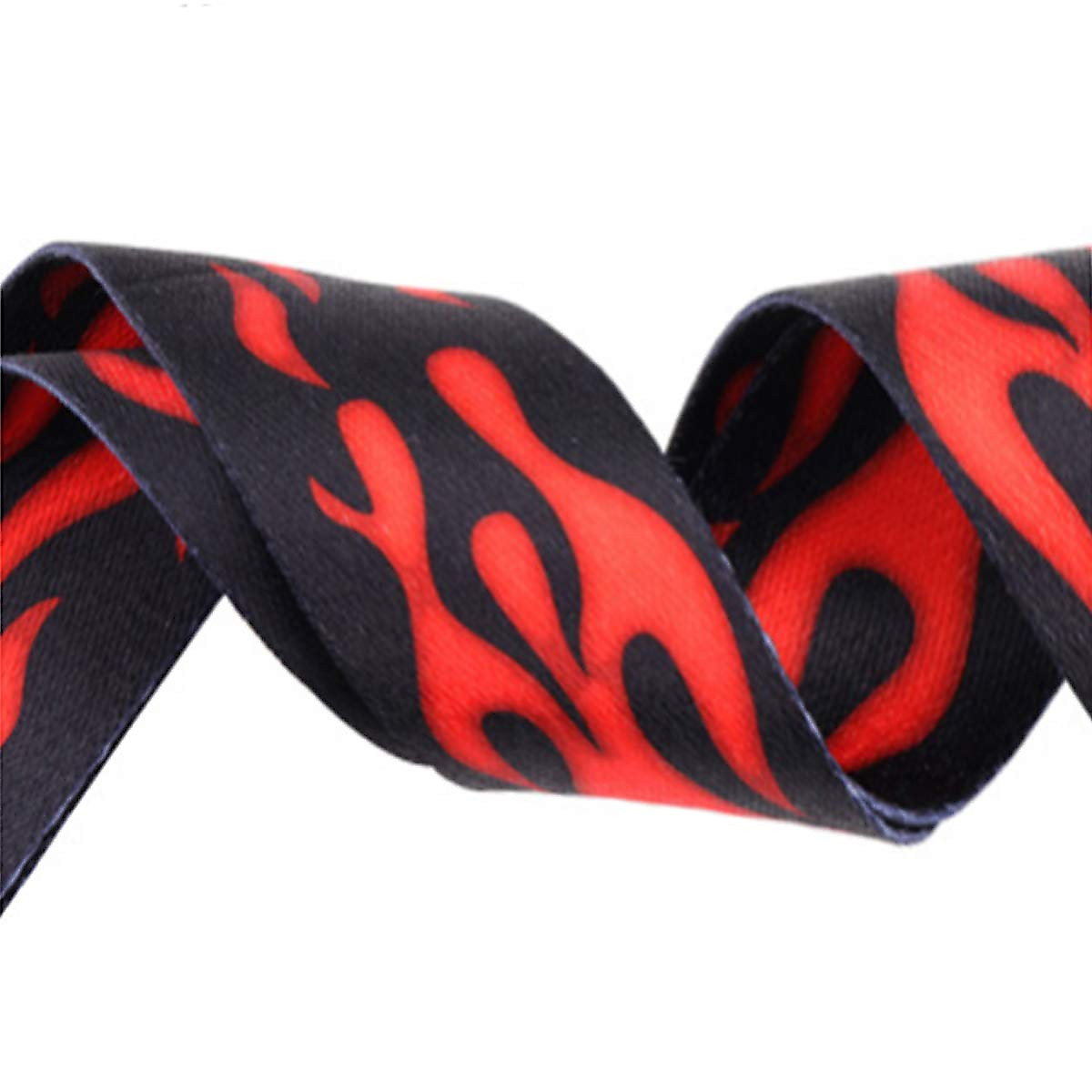 RAUYIVANY Guitar strap nylon and polyester material, adjustable length (35-58 inches), suitable for classical, electric guitar, acoustic guitar and bass (flame type)