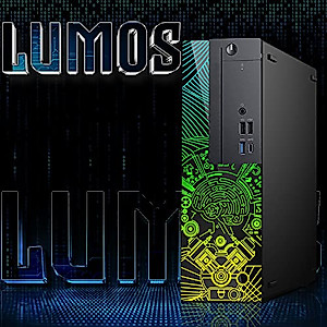 Lumos 8 Gaming Desktop PC, Intel Core i5 7th Gen, AMD RX 6400 4GB DDR6, 8GB RAM, 256GB SSD + 1TB HDD 27 Inch 165hz Gaming Monitor, PCI-E Bluetooth | Wi-Fi, RGB Kit, Win 10 Pro (Renewed)