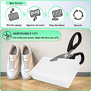 Magic Sponge Eraser, 50Pack Melamine Sponge Foam Bulk Sponge Sheets Cleaning Pads, Multi-Functional Household Cleaning Sponges for Dish, Kitchen, Stove, Bathtub, Sink, Furniture