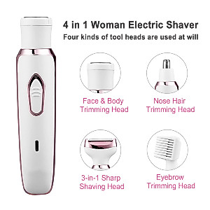 Trimmer for Women Men,Electric Razor Removal for Body Nose Hair Trimmer Face Shavers Eyebrow Legs Armpit Bikini Ball Area Pubic Underarms Razors Set for Full Body Grooming